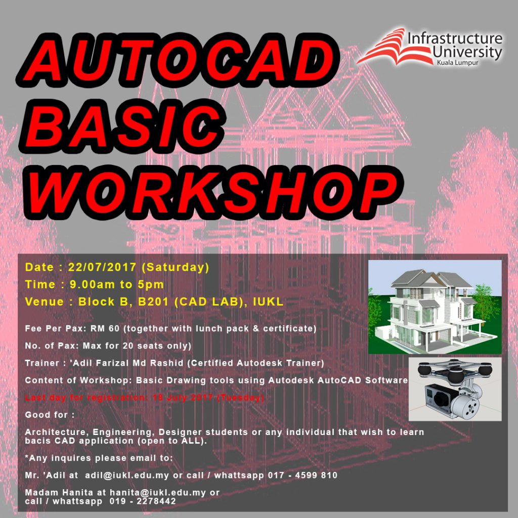AutoCAD Basic Workshop - Kuala Lumpur University of Science and ...