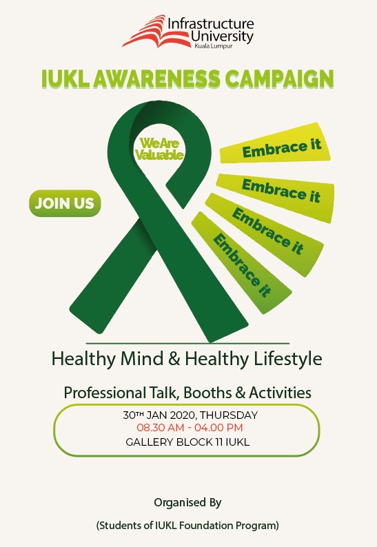 IUKL Awareness Campaign 2020 - Kuala Lumpur University of Science and ...