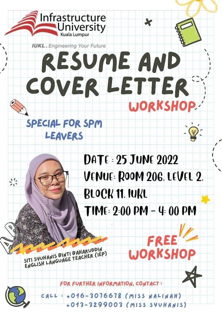 Resume and Cover Letter Workshop - Kuala Lumpur University of Science ...